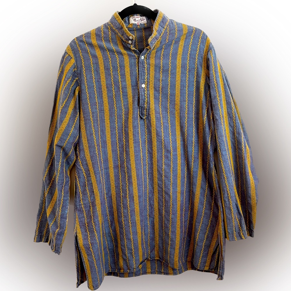 Vintage Traditional Indian Shirt Beautiful Cotton W/ … - Gem